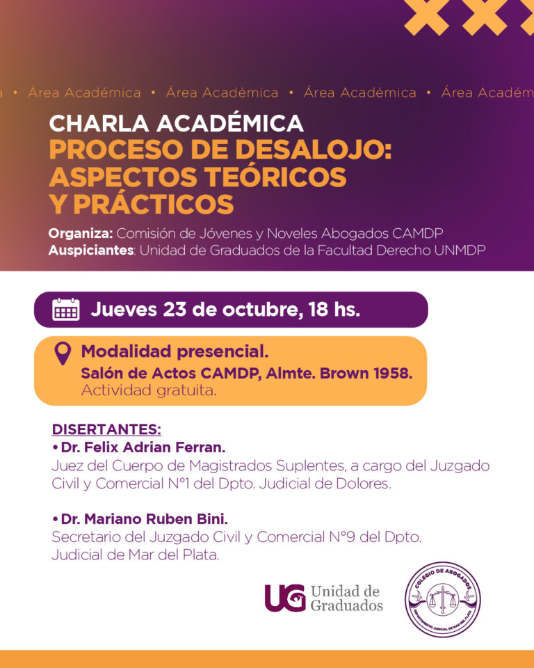 Proceso de Desalojo: Aspectos Teóricos y Prácticos – CAMDP